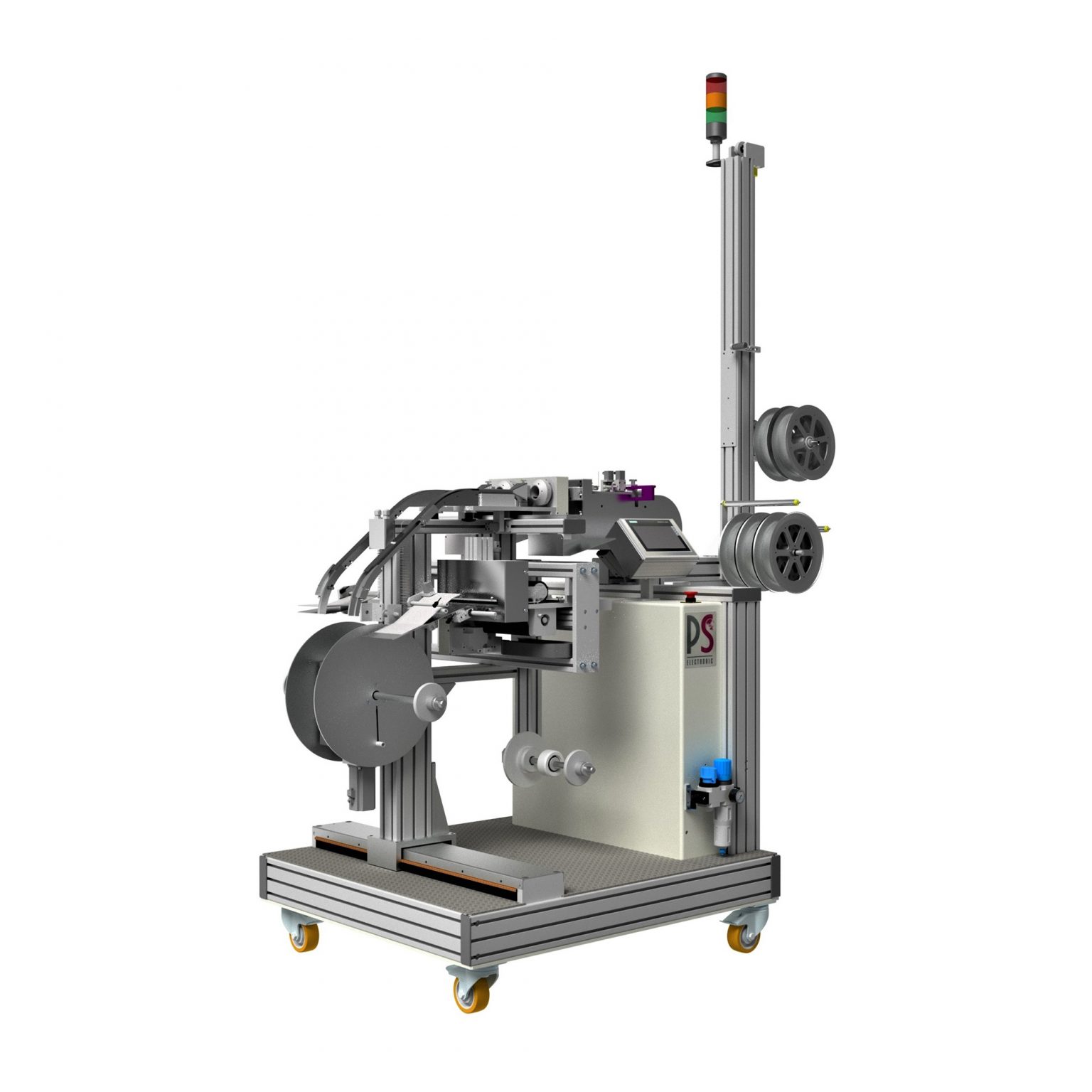 Automatic 2 Reel Traverse Winder – Practical Solution | PS electronic™